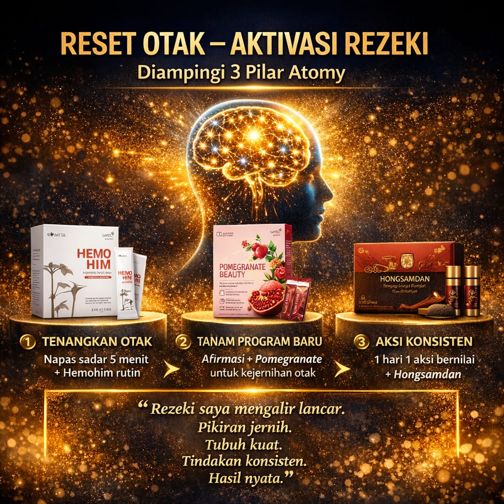 Reset Otak – Aktivasi Rezeki – Glow Sehat Holistik by Supardi
